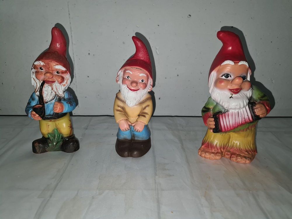Garten Zwerge 3 stk ab 1 chf | Acheter sur Ricardo