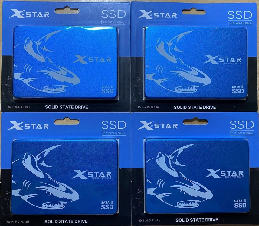 4 x SSD SATA III 256GB X-STAR | Acheter sur Ricardo