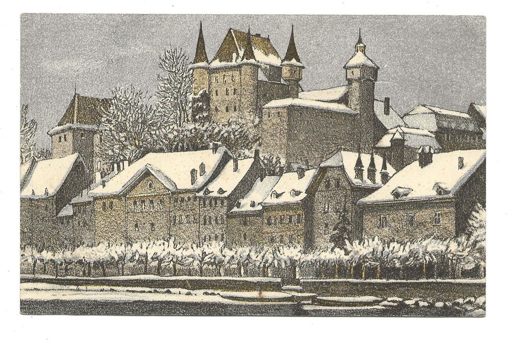 Nyon (VD) Pro Juventute - Litho-Karte | Kaufen auf Ricardo