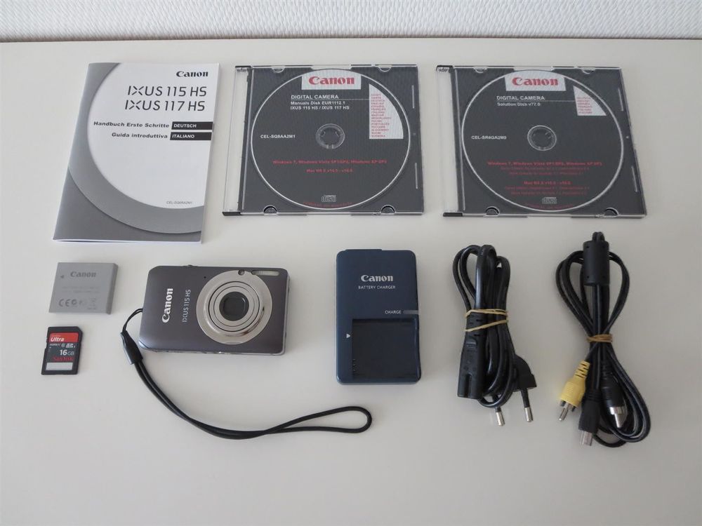 Canon IXUS 115 HS , grau , mit Garantie | Kaufen auf Ricardo