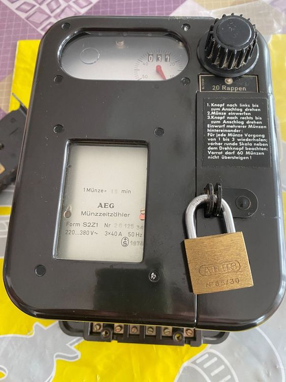 Alter Münzautomat für 20 Rappen Münzen . | Kaufen auf Ricardo