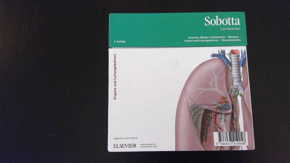 Sobotta Lernkarten Anatomie 2. Auflage | Kaufen auf Ricardo