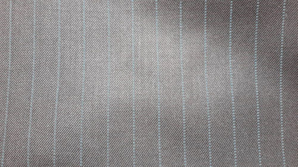 Brauner Stoff mit türkis Streifen | Kaufen auf Ricardo