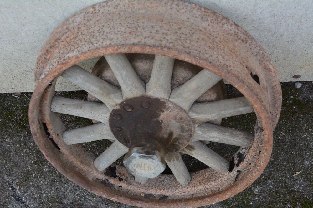 altes Rad rost shabby chic vintage | Kaufen auf Ricardo