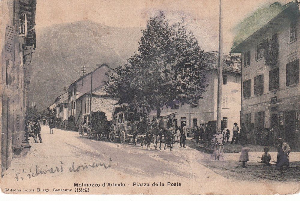 AK Molinazzo d'Arbedo Piazza della Posta | Kaufen auf Ricardo