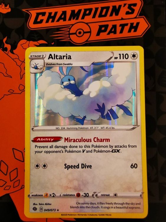 Altaria HOLO 49/73 Champions Path | Kaufen auf Ricardo