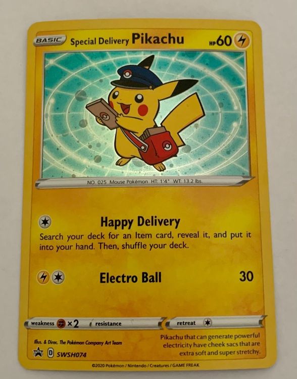Special Delivery Pikachu Pokemon PROMO | Kaufen auf Ricardo