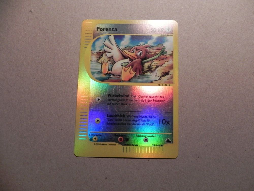 Shiny glänzend Pokémon Porenta KP 2003 | Kaufen auf Ricardo