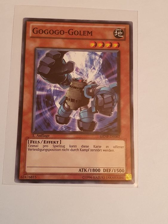Yugioh Gogogo Golem TCG 1. Auflage Karte | Kaufen auf Ricardo
