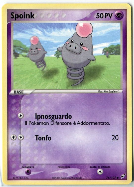 Spoink Ex Deoxys Pokémon MINT | Kaufen auf Ricardo