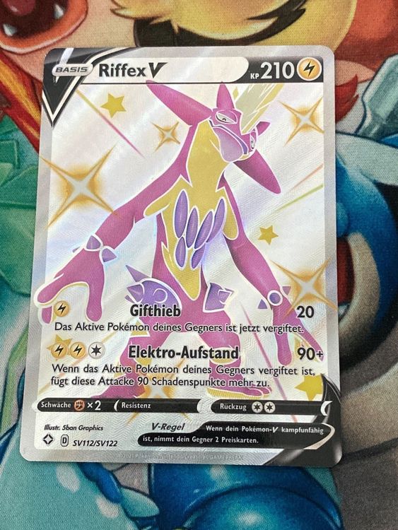 Pokemonkarte Riffex V Shiny | Kaufen auf Ricardo