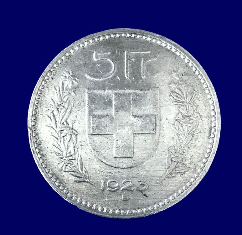 CH 5 Franken Silber Jahrgang 1923 | Kaufen auf Ricardo