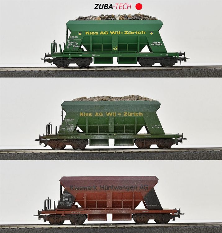 Liliput 3x Kieswagen SBB H0 GS | Kaufen auf Ricardo