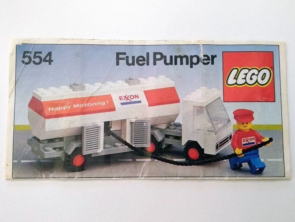 LEGO Anleitung 554 Exxon Tankwagen 1979 | Kaufen auf Ricardo