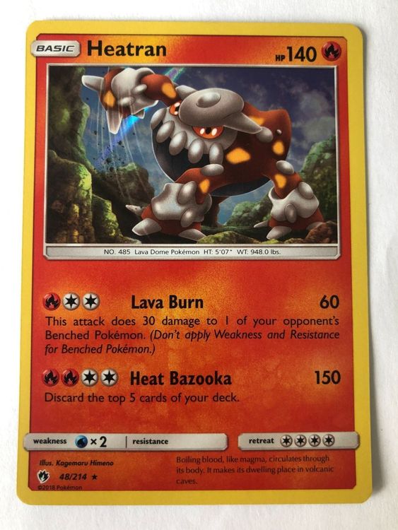 Heatran - Holo - Pokemon TCG | Kaufen auf Ricardo