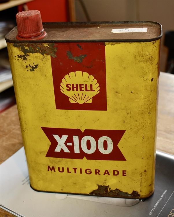 SHELL X-100 multi Oil KANISTER klein 2 | Kaufen auf Ricardo
