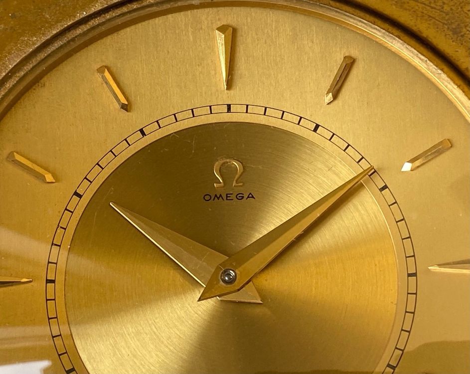 Rare 1955 OMEGA *DESK CLOCK* 8-Days! | Kaufen auf Ricardo