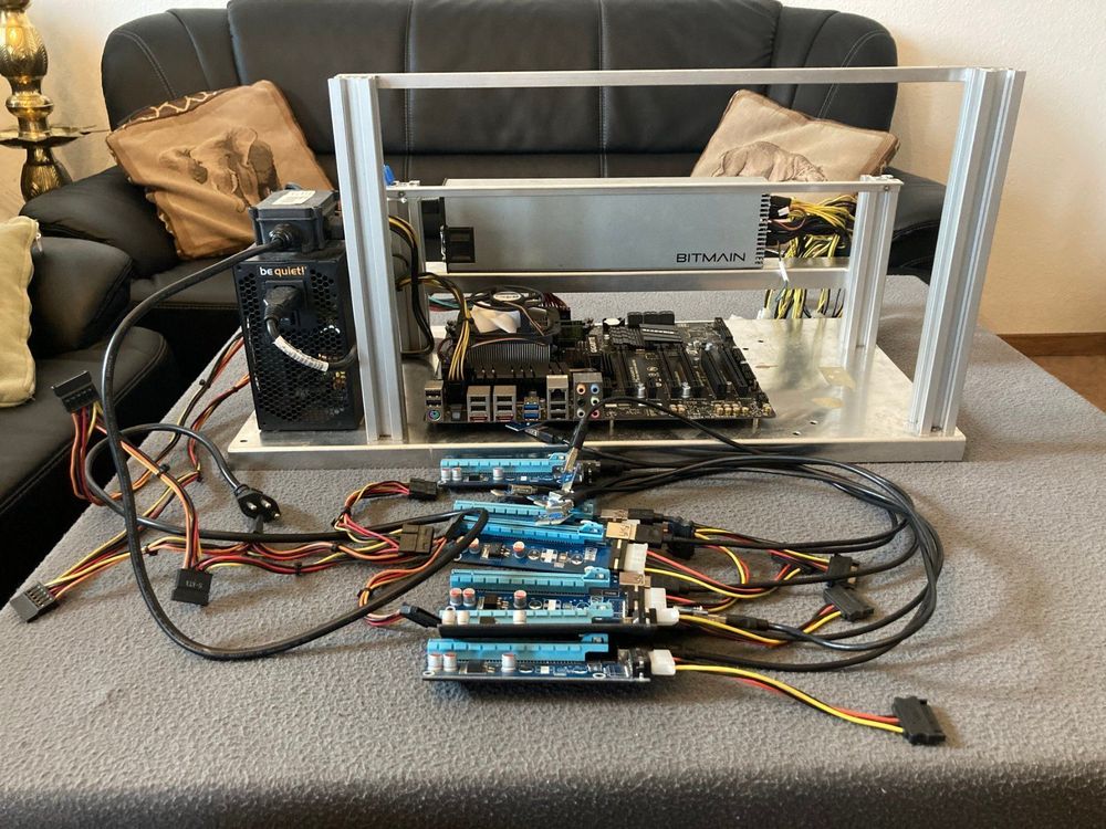 Mining Rig Für 6 Amd Or Nvidia Gpu Kaufen Auf Ricardo
