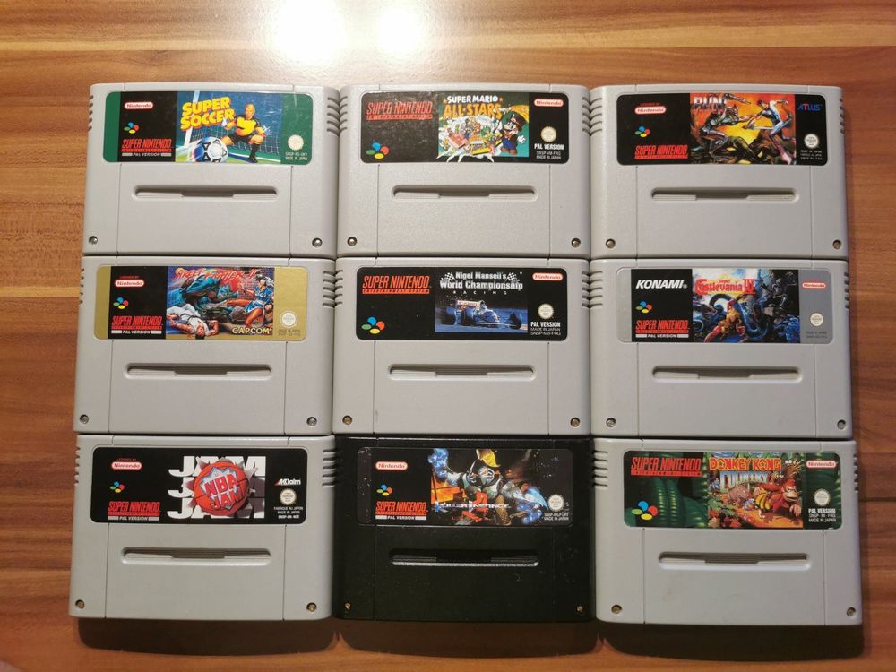 9 SNES Games /Run Sabre, Castlevania etc | Kaufen auf Ricardo