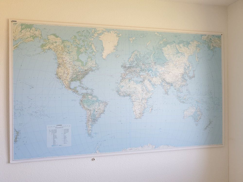 Bild Weltkarte | Kaufen auf Ricardo