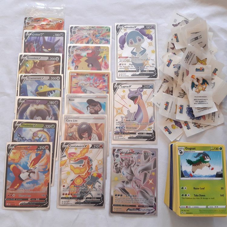 Shiny Lapras Full Art, Charizard Sticker | Kaufen auf Ricardo
