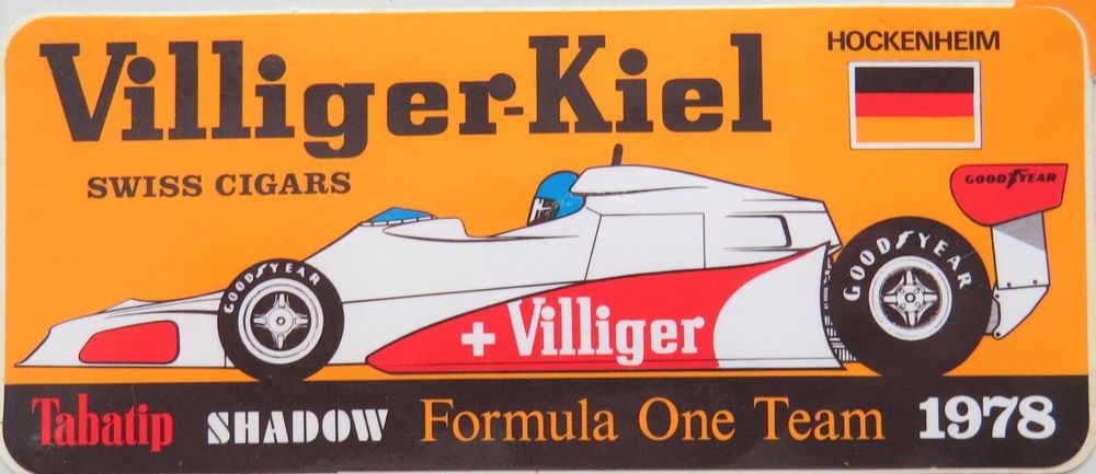 Sticker Shadow F1 Team 1978 Hockenheim | Kaufen auf Ricardo