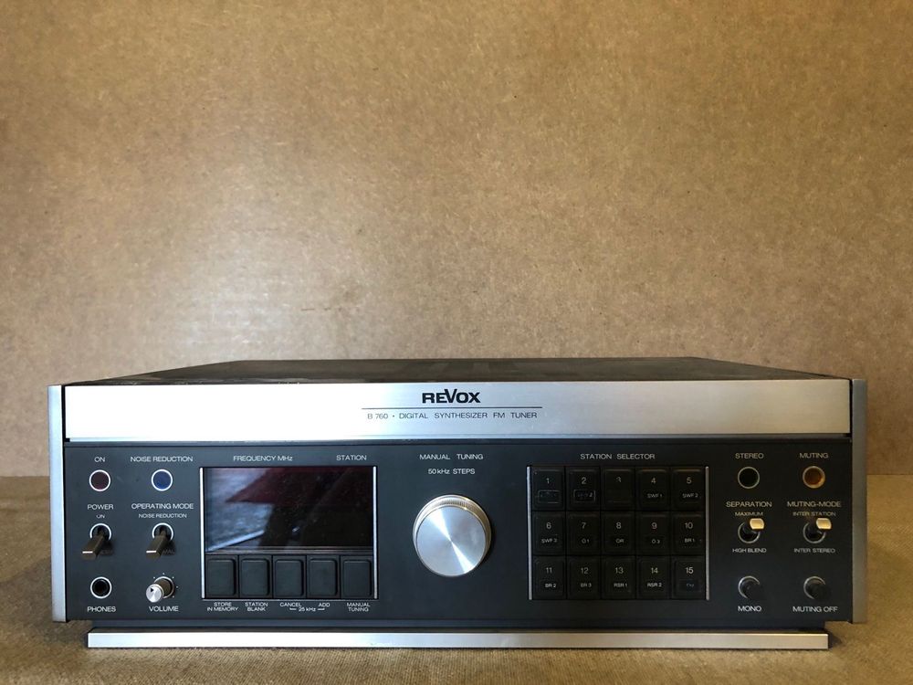 Revox B 760 Digital Synthesizer FM Tuner | Kaufen auf Ricardo