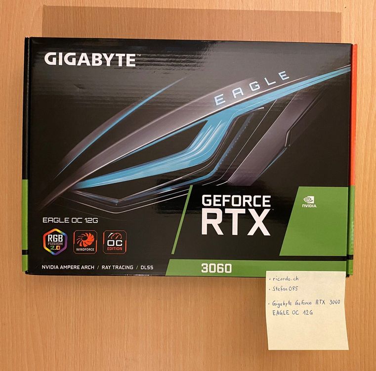 Gigabyte GeForce RTX 3060 EAGLE OC 12G | Kaufen auf Ricardo