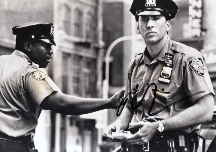 Nicolas Cage - altes, orig. sign. Halbgr | Kaufen auf Ricardo