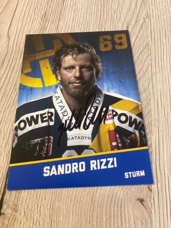 Original Autogrammkarte von Sandro Rizzi | Kaufen auf Ricardo