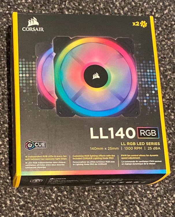 CORSAIR LL140 RGB Lüfter ( 2er Pack ) | Acheter sur Ricardo