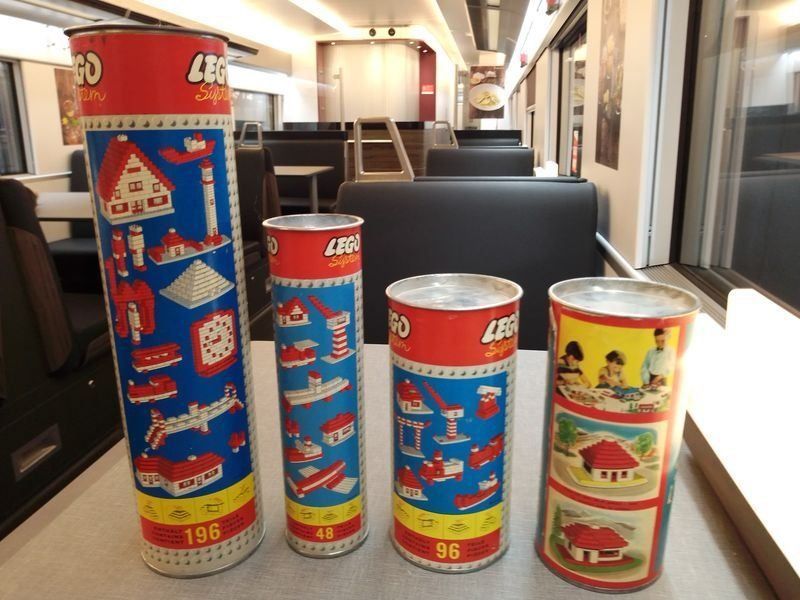 Vier alte Boxen / Lego System - ca. 1950 | Kaufen auf Ricardo