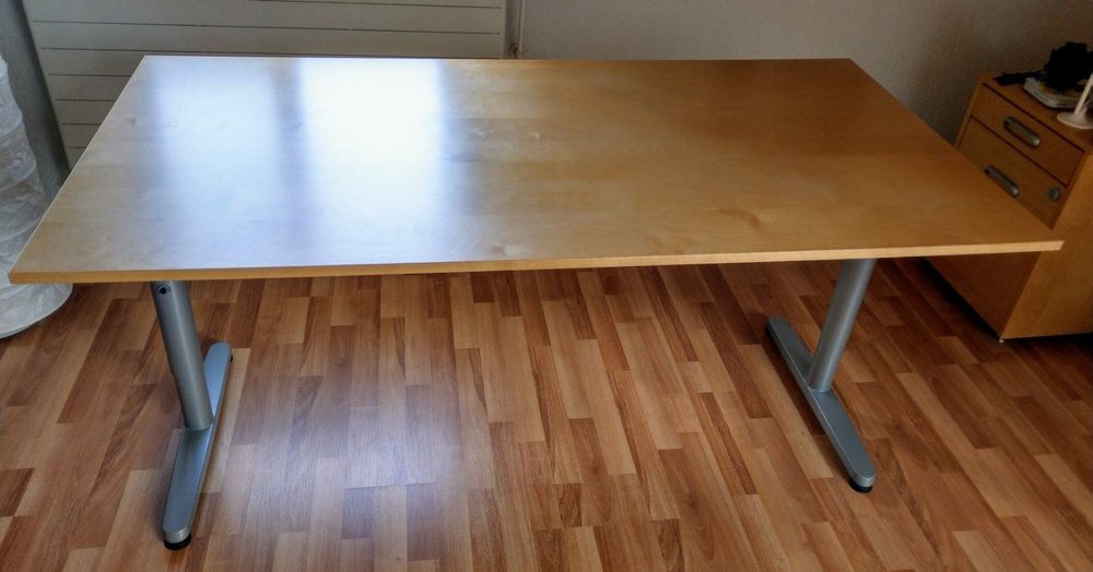 IKEA Galant Schreibtisch Birke | Kaufen auf Ricardo