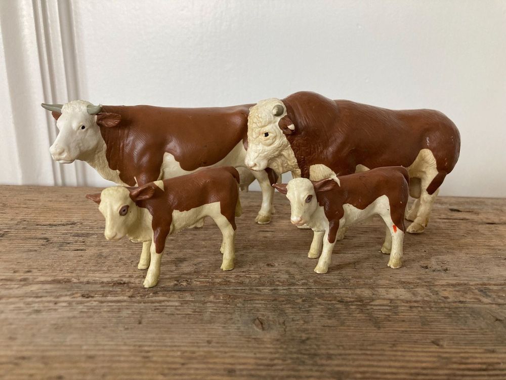 Schleich Fleckvieh Kuh Bulle Kalb Kühe | Kaufen auf Ricardo