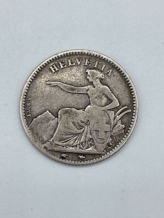 Pièce 1 Fr. Helvetia assise 1851 | Kaufen auf Ricardo
