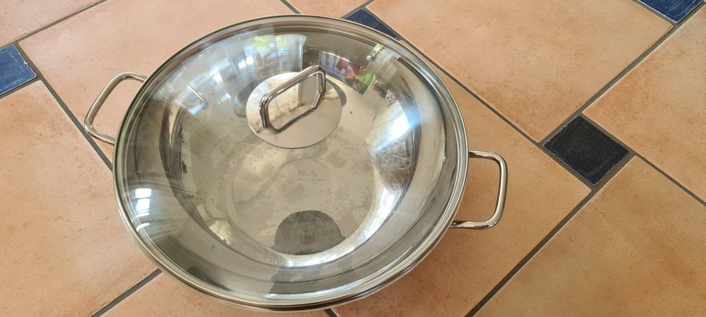 WMF Transtherm Wok mit Deckel Dm. 33 cm | Kaufen auf Ricardo