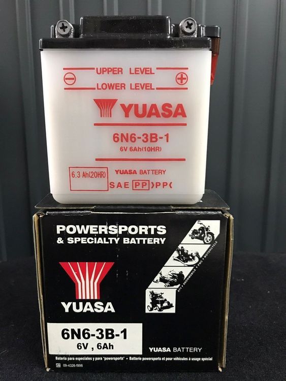 Yuasa Batterie 6V 6AH 6N6-3B-1 *Neuware* | Kaufen auf Ricardo