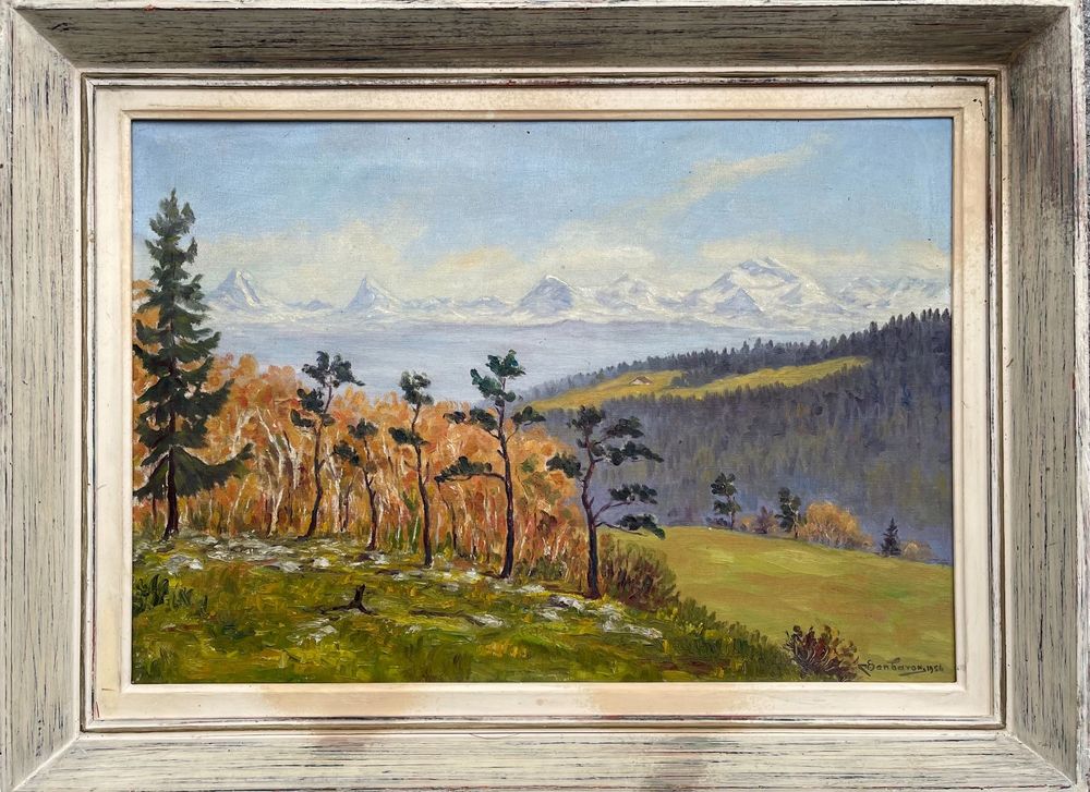 Alte Landschaft Gemälde signiert | Kaufen auf Ricardo