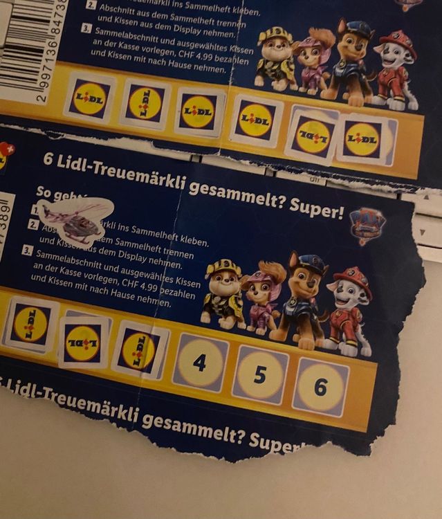 1,5 volle karte lidl sticker paw patrol | Kaufen auf Ricardo