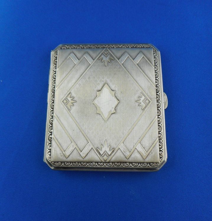 Zigarettenetui Art Deco Alpacca Antik | Kaufen auf Ricardo