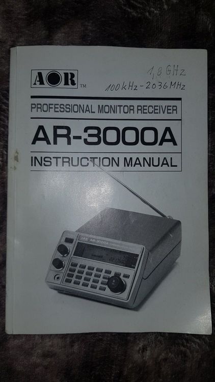 Scanner AR-3000A Prof. Montitor Receiver | Acheter sur Ricardo
