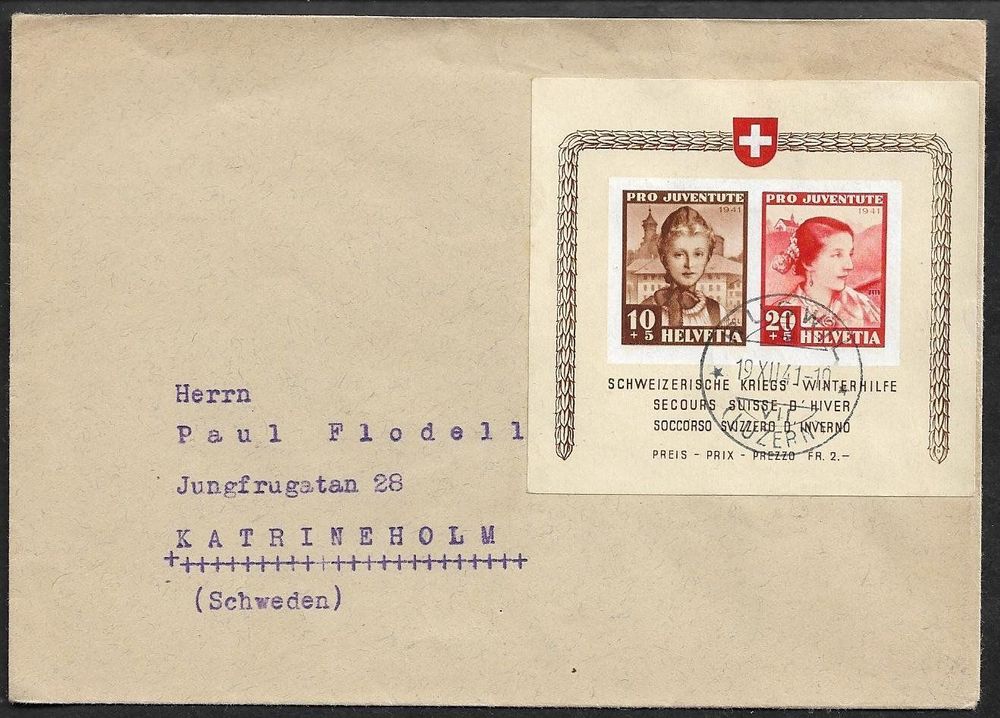 1941 Brief Block o RUSWIL SBK 650.-+ Top | Kaufen auf Ricardo