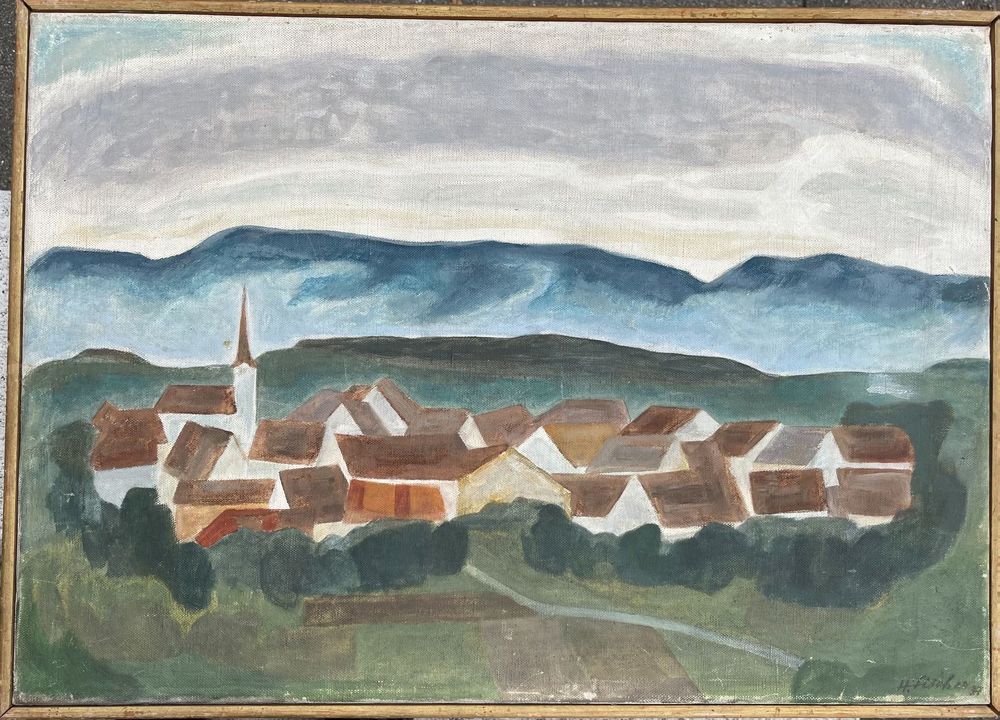 Hermann Fischer Gemälde | Acheter sur Ricardo