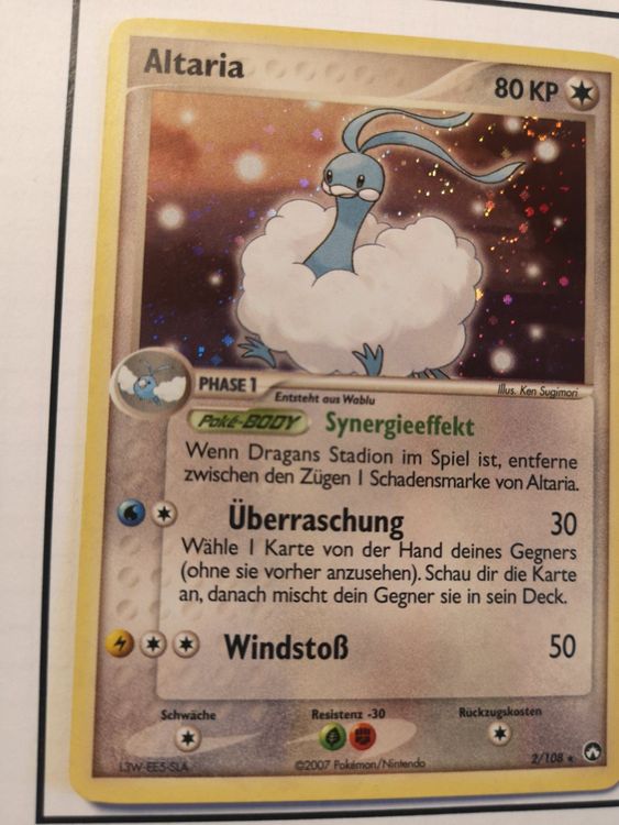Pokémon Altaria Holo Ex Power Keeoers 2 | Kaufen auf Ricardo