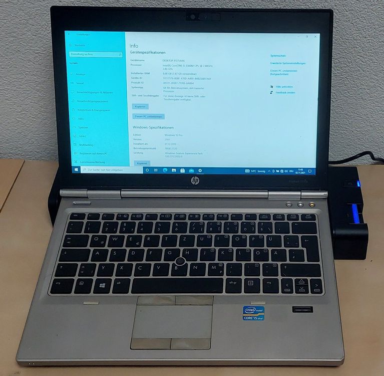 HP EliteBook 2570p inkl. Dockingstation | Kaufen auf Ricardo