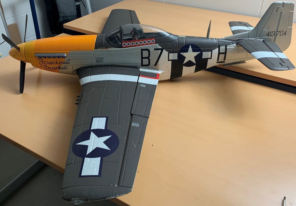 FMS P-51D Mustang Ferocious Frankie 1450 | Kaufen auf Ricardo