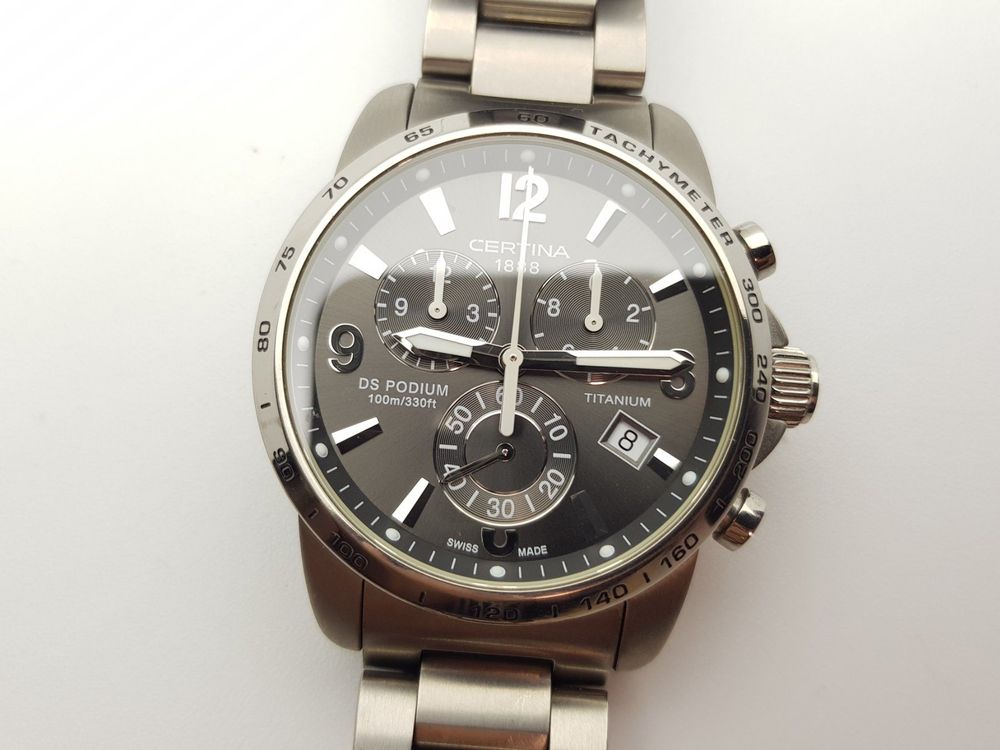 Certina DS Podium Titanium - Chrono Quar | Acheter sur Ricardo