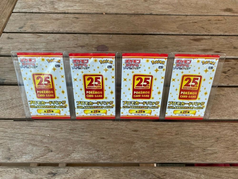 4x Pokemon 25th Anniversary S8A-P Promo | Kaufen auf Ricardo
