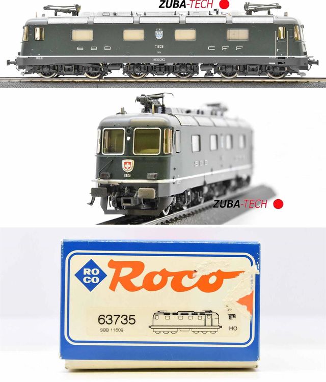Roco 63735 E-Lok Re 6/6 SBB H0 GS OVP | Acheter sur Ricardo