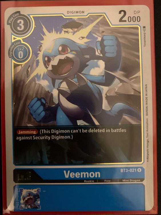Digimon TCG Veemon BT3-021 | Kaufen auf Ricardo